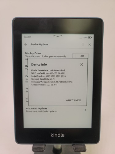 Amazon Kindle Paperwhite 10th Gen 2018 WiFi 6" Display - Blue | eBay