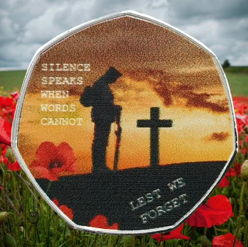 Remembrance Day / Armistice Commemorative Coin ( .999 Silver Plated ...