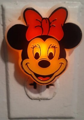 Vintage Monogram Products Disney Minnie Mouse Night Light | eBay