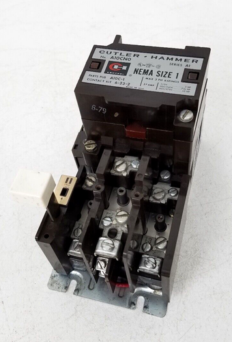 A10CNO Cutler Hammer NEMA Size 1 Motor Starter 120V Coil *Next Day ...