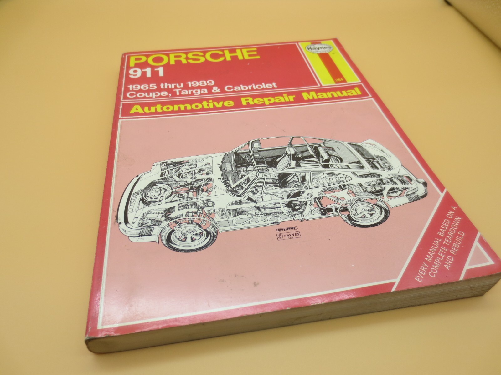 1965 Thru 1989 Porsche 911 Coupe Targa Cabriolet Haynes Repair Manual ...