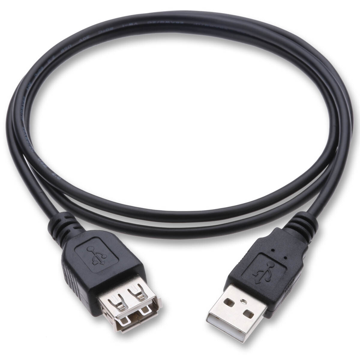 USB Extension Data Cable 2.0 A Male to A Female Long Cord for MacBook ...