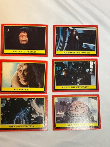 1983 Topps Star Wars Return of the Jedi Trading Cards Lot Of 6 | eBay