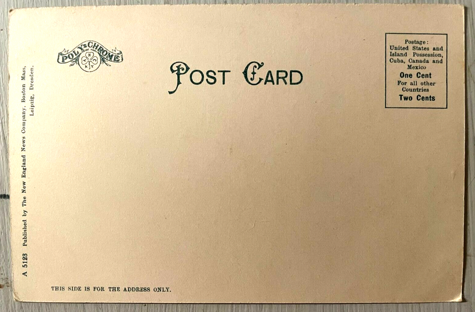 Vintage Postcard 1901-1907 Fogg Art Museum, Harvard College, Cambridge ...