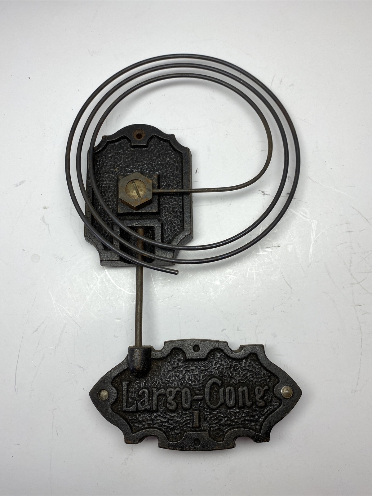 Antique 1920 Largo-gong German Regulator Wall Clock Gong 9-1/4” Tall | eBay