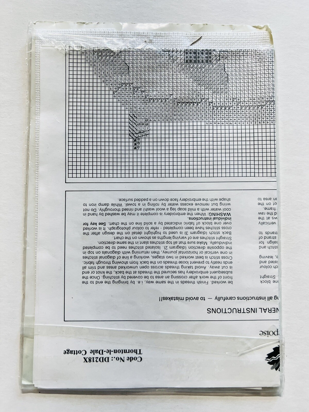 Dale Designs Needlepoise Thornton Le Dale Cottage Stitch Kit Rose ...