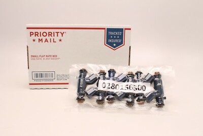 0280156300 (SET OF 6) Fuel Injectors OEM CHEVY SUZUKI CADILLAC PONTIAC ...