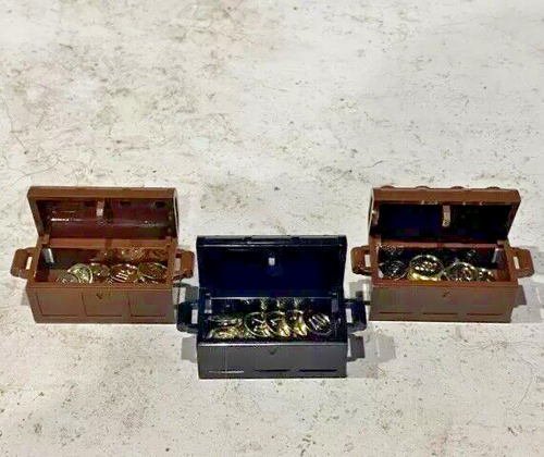 LEGO Lot of 3 Treasure Chests With Gold - Pirates Castle | eBay
