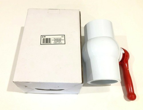 AW PVCBV80 General Purpose 80mm 3" Female Threaded PVC Ball Valve, Reg ...