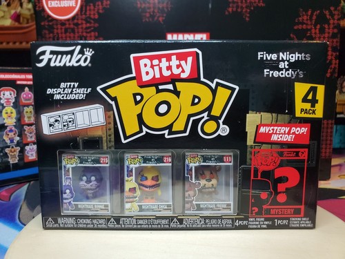 Funko Bitty Pop! FNAF Nightmare Bonnie Mini-Figure 4-Pack Sealed | eBay