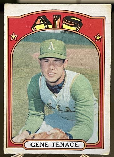 1972 O-Pee-Chee (OPC) #189 : Gene Tenace : Oakland Athletics (cardpunk ...