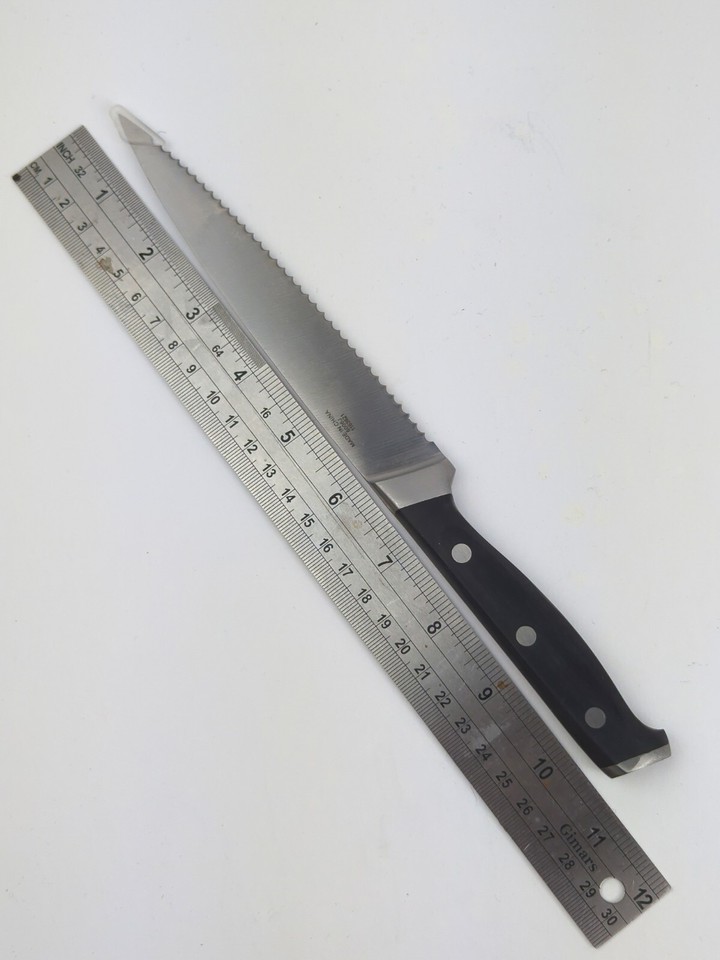 Calphalon CLASSIC 6" Serrated UTILITY Knife, FORGED Blade, NO Stain ...