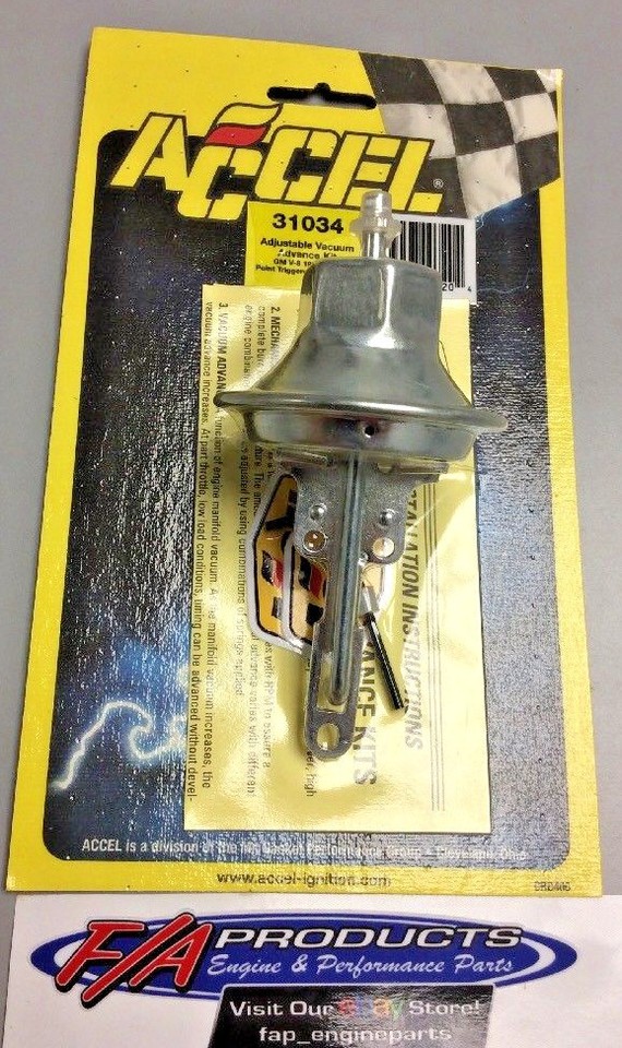 GM Points Distributor Adjustable Vacuum Advance Kit Accel 31034 | eBay
