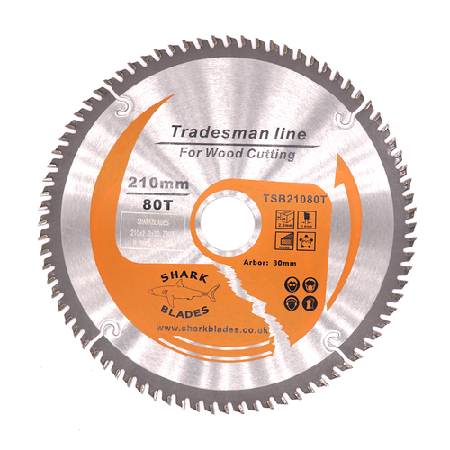 Circular saw blade 210mm x 80T Shark Saw Blade fits Dewalt Hitachi ...
