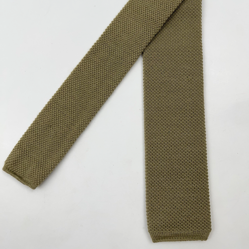 Vtg REINE SCHURWOLLE Knit Tie 100% Wool Necktie Square Bottom Germany 2 ...