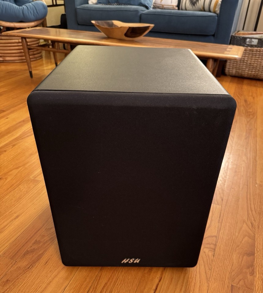 HSU Research VTF-1 MK3, powered 10” 250W Subwoofer with 15’ subwoofer ...