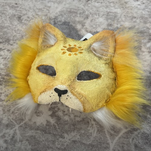 Therian Yellow Sun Cat Mask For Quads High quality. With A lot Of ...