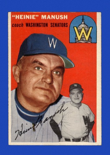 1954 Topps Set-Break #187 Heinie Manush Co VG-VGEX *GMCARDS* | eBay