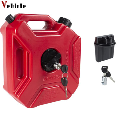 5L Motorcycle Portable Tank Jerry Can For Honda KTM BMW Street ATV Off ...
