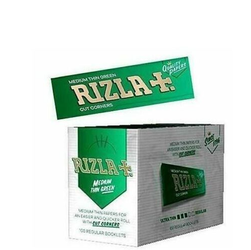 20 RIZLA GREEN ROLLING PAPERS 1000 papers & 1 Rizla Green Cigarette ...