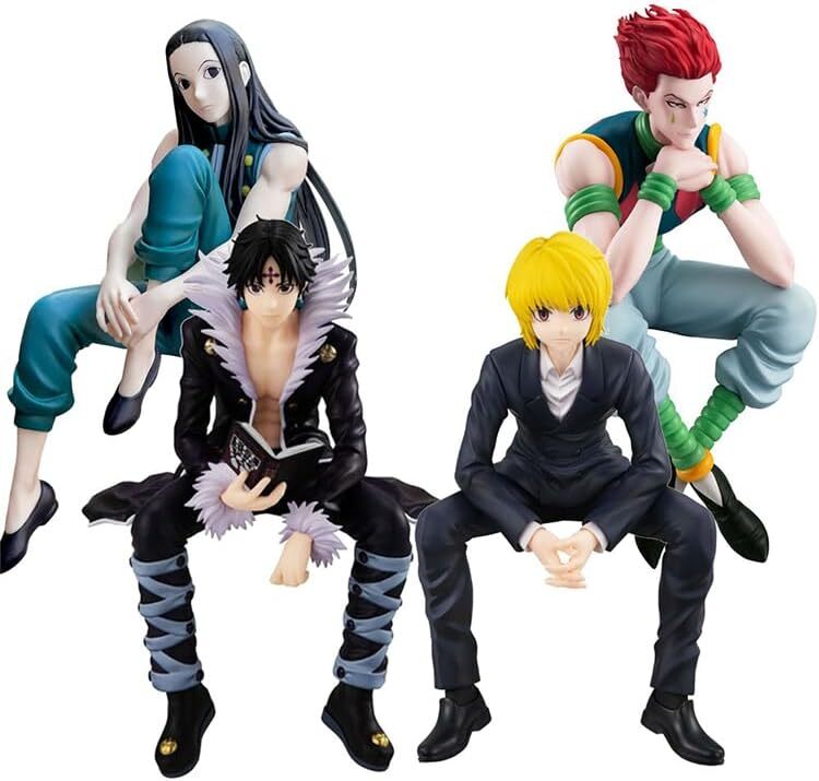 GON Freecss Figure Killua Zaoldyeck Action Gon and Killua Sitting ...