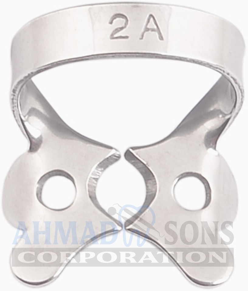 15 Pcs Dental Rubber Dam Clamps #2A Endodontics Larger Premolars ...