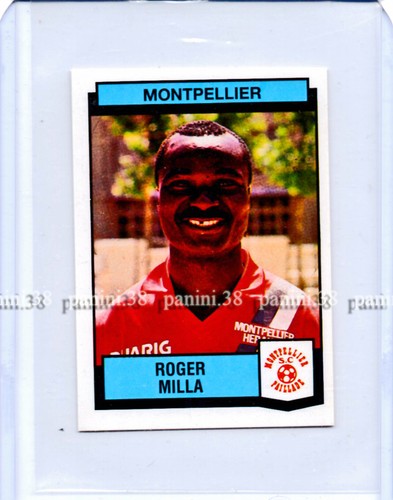 RARE !! Sticker Roger MILLA "FRENCH FOOTBALL 88" Panini 1988 | eBay