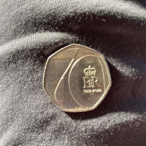 50p coin 70th jubilee coin | eBay UK