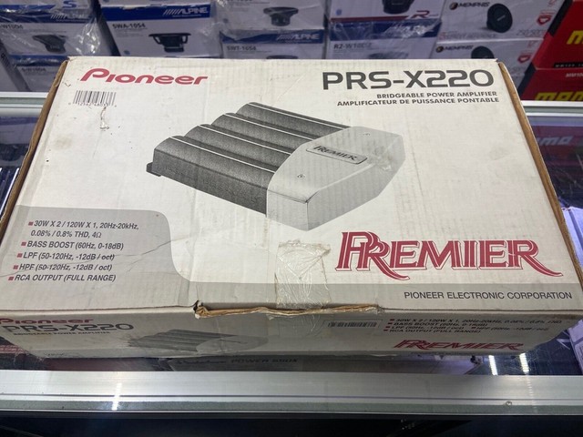 Pioneer Premier Prs-x220 Car Amplifier 30w X 2 7.b4 for sale online | eBay