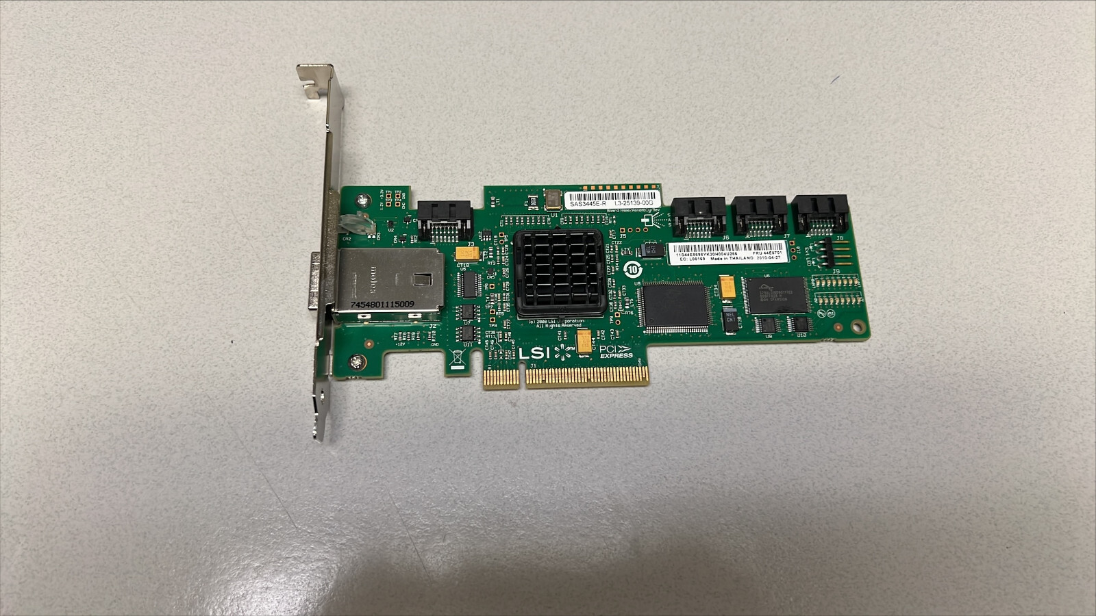 IBM 44E8701 3Gb PCI-E HBA Storage Con. v2 - SAS3445E-R SAS controller ...
