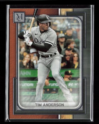 2023 Topps Museum Collection #74 Tim Anderson Copper /711 Chicago White ...