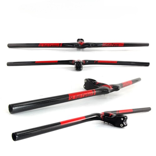 Full Carbon Fiber MTB /Road Bicycle Riser Integrated Handleba 80/90 ...