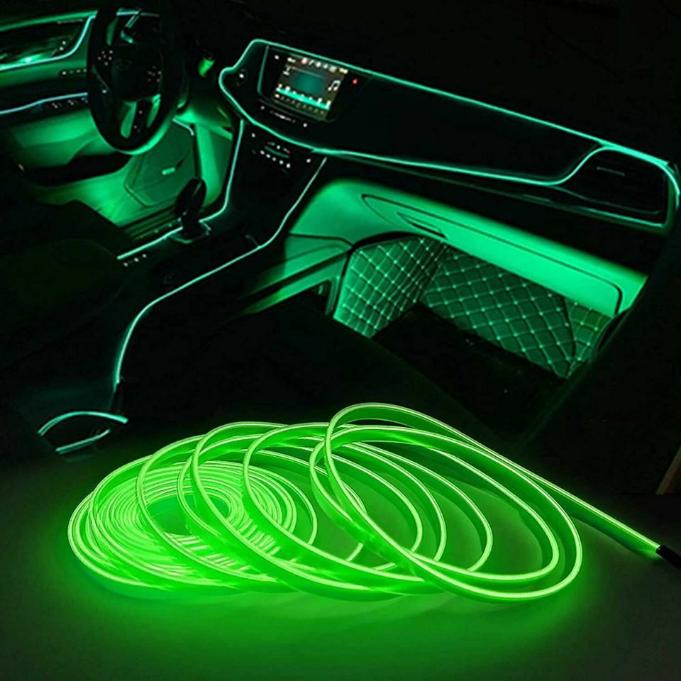 9.8FT Auto Car Interior Atmosphere Wire Strip Light LED Decor Lamp ...