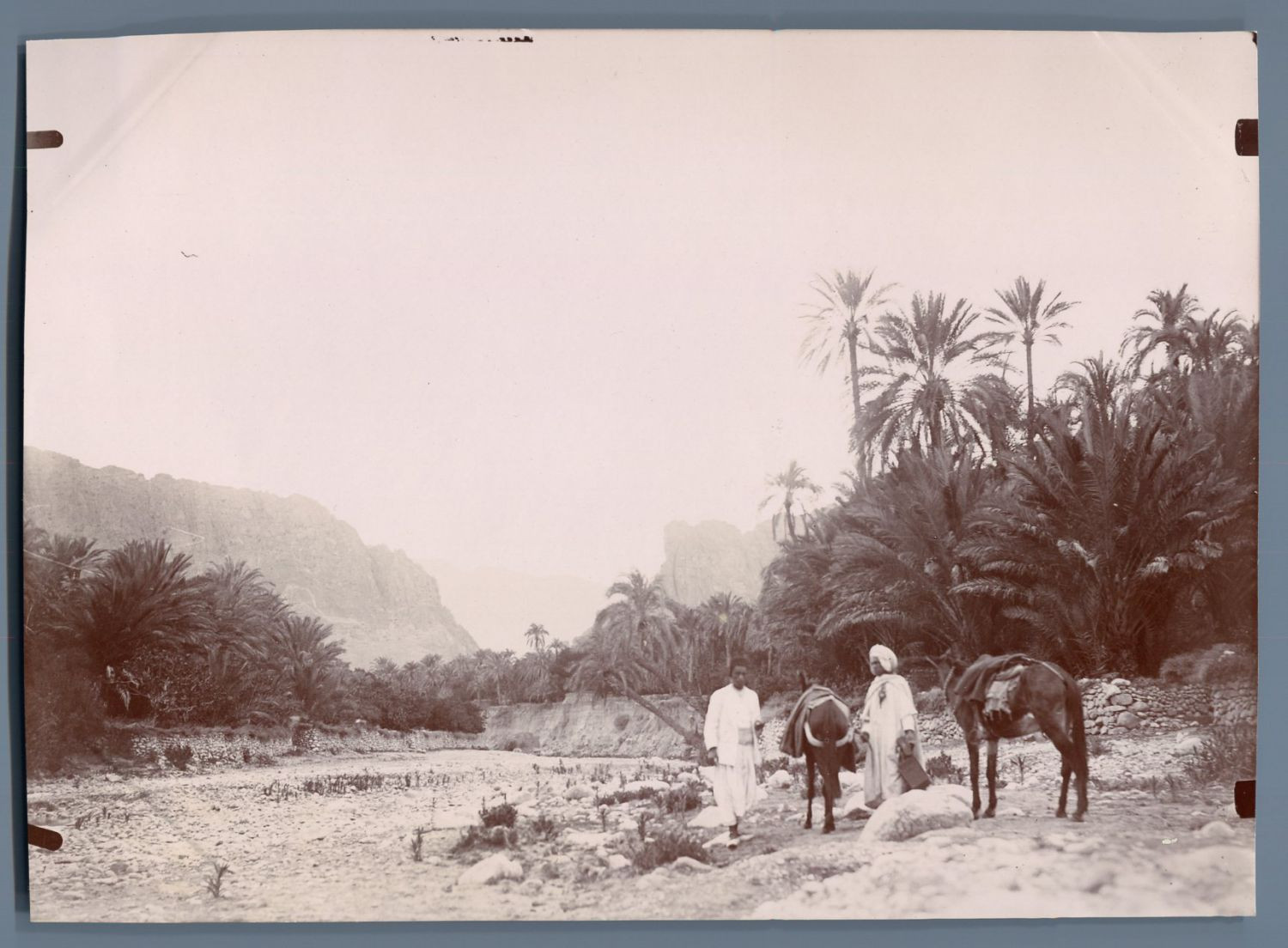 Algérie, Chaîne des Aurès Vintage citrate print. Photographie de la ...