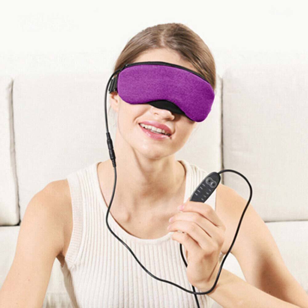 USB Heated Eye Mask Warm Steam Dry Eye Mask Electric Temperature ...