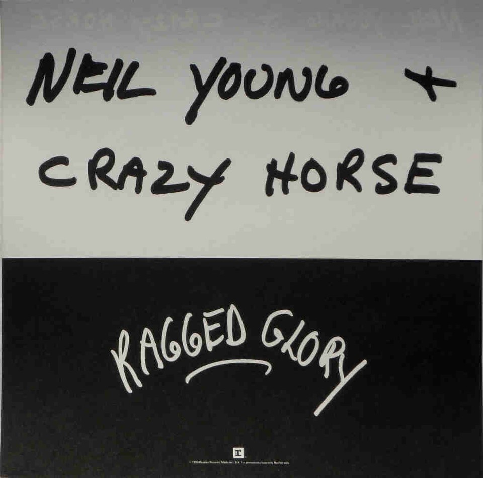 NEIL YOUNG Crazy Horse "Ragged Glory" New Original 1990 US Promo 12 ...