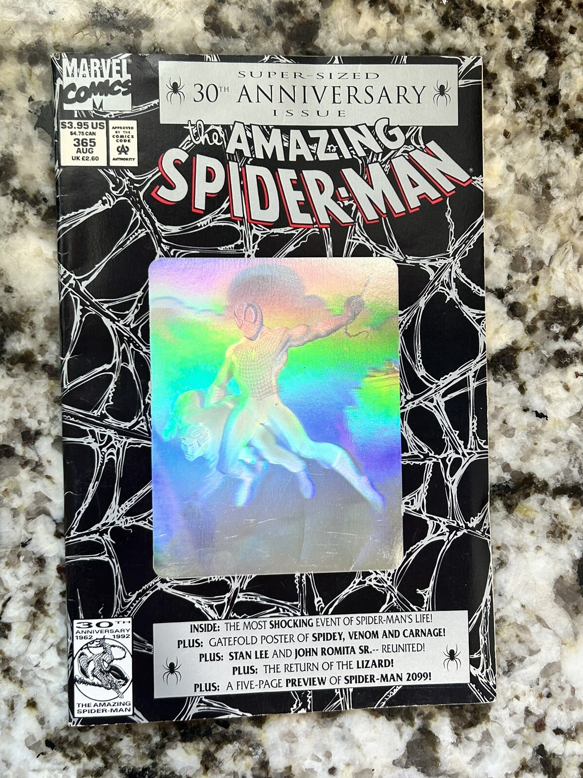 AMAZING SPIDER-MAN # 395 30th Anniversary Issue Hologram Cover ...