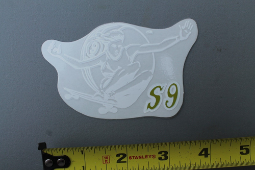 Sector Nine 9 Skateboards Longboard White OG GB7a Vintage Skateboarding ...