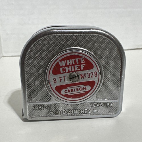Vintage Engineer’s Pocket Measuring Tape White Chief Carlson & Sullivan ...