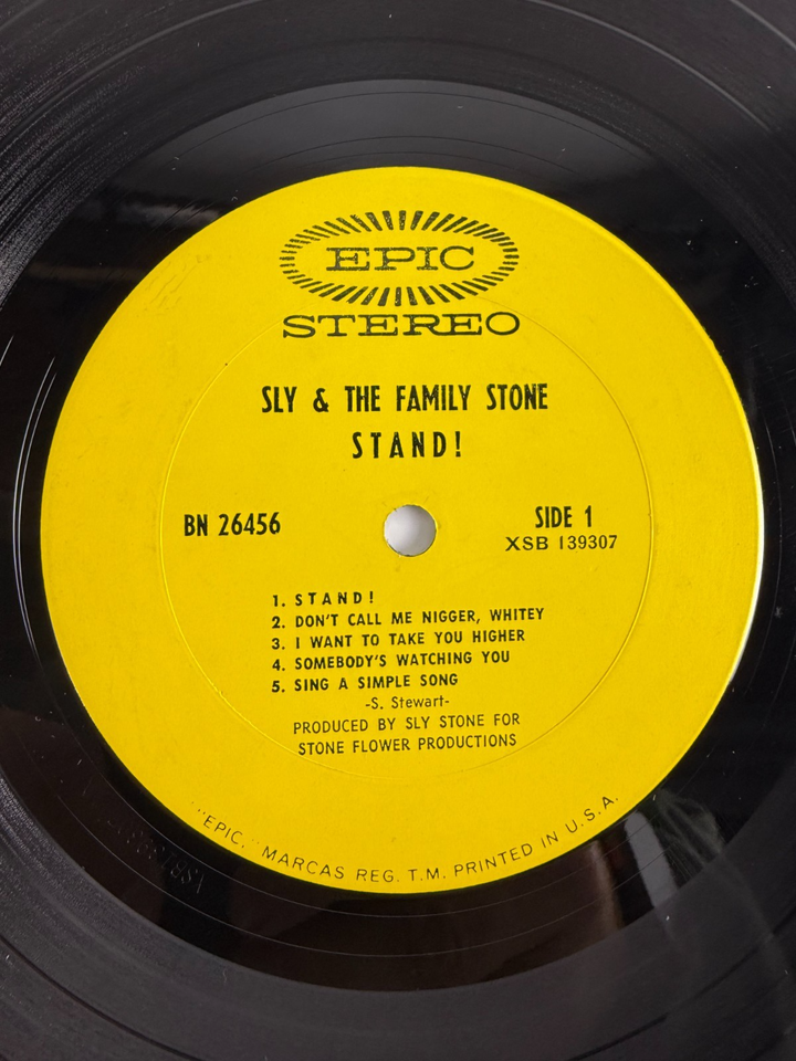 Sly & The Family Stone Stand! 1969 LP Vinyl Record Epic BN 26456 OG ...