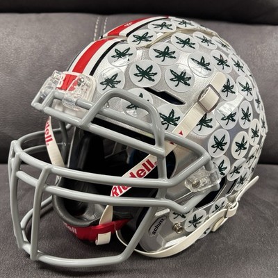 Ohio State Schutt F7 Helmet - Adult Large - Painted Stripes - Loaded ...