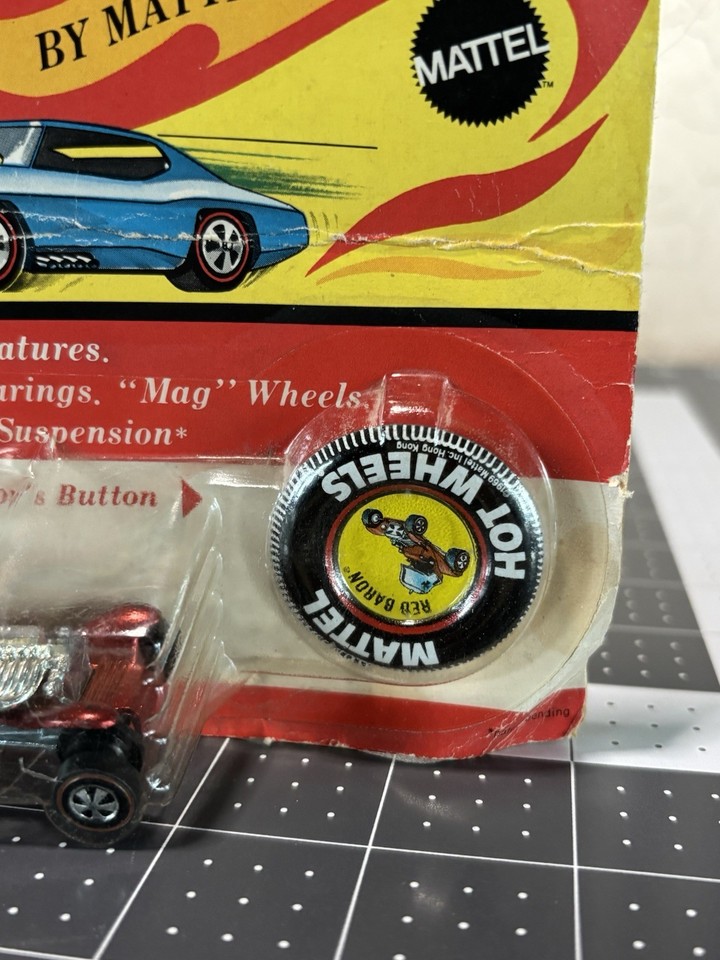 Hot Wheels Original Redline Red Baron In Blister Pack | eBay
