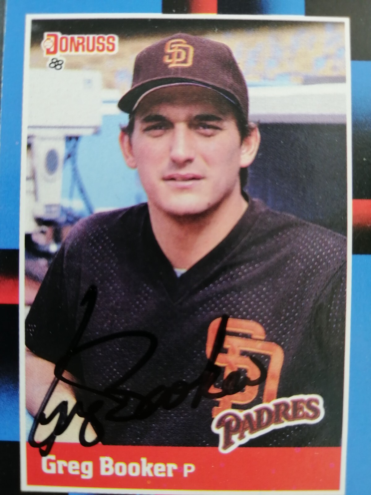 1988 Donruss SIGNED: Greg Booker, PADRES #311 (Died 2019) | eBay
