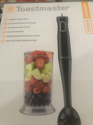 Toastmaster Immersion Blender Model No. TM-2021B NEW IN BOX Comes W/UPC ...