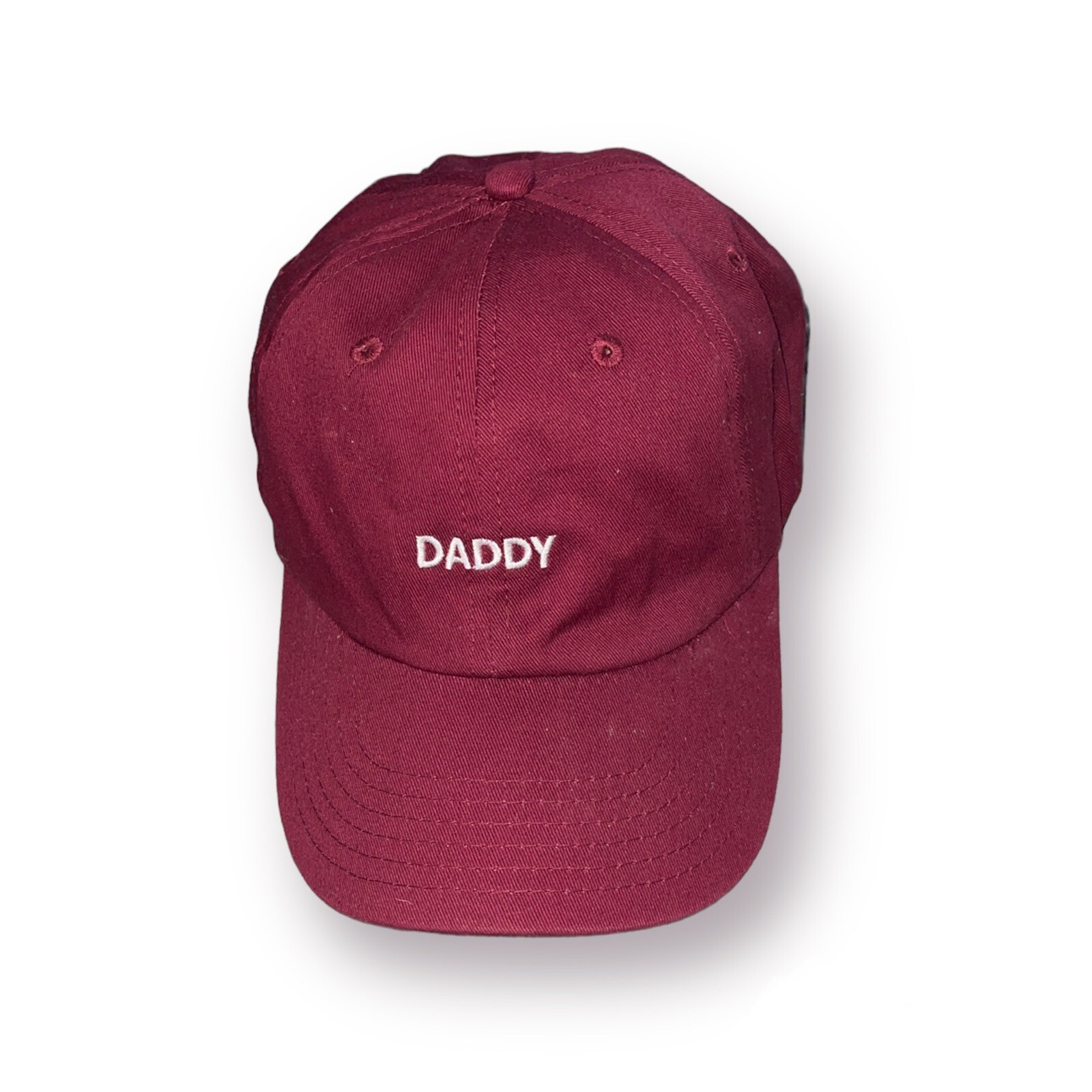Burgundy “Daddy” Baseball Cap for Men / Women Adjustable Polo Style | eBay
