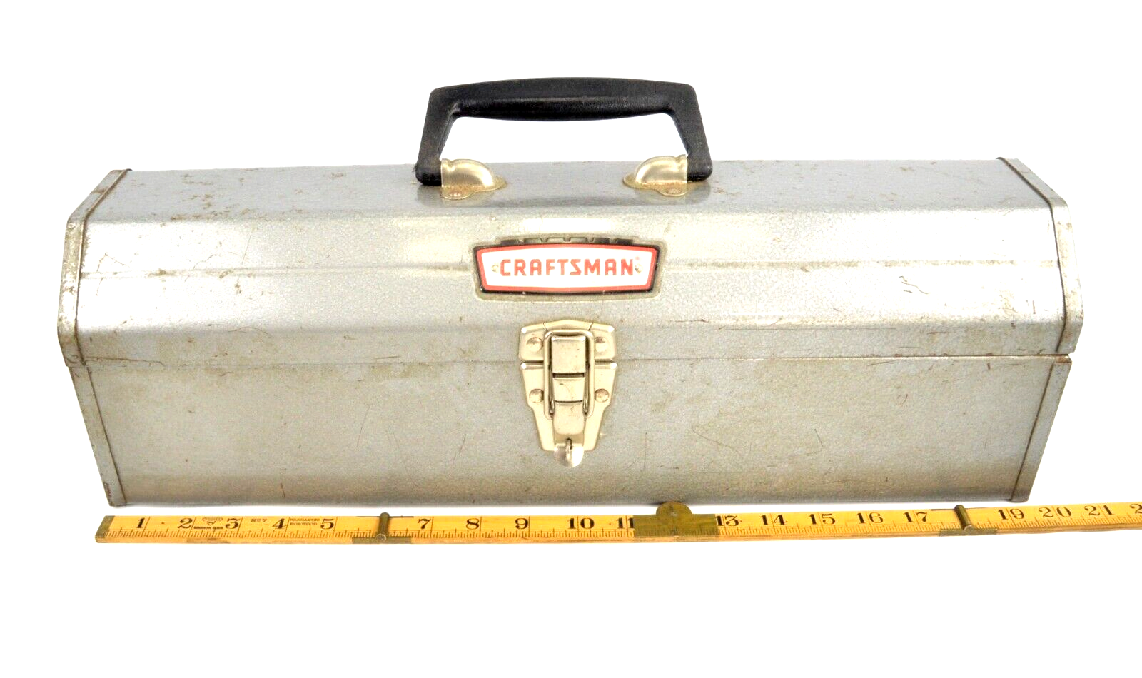 Vintage Craftsman No. 65161 Crown Logo, Hip Roof Tool Box w/o Tray, 19 ...