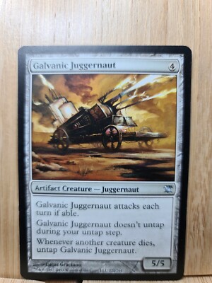 Magic The Gathering🏆GALVANIC JUGGERNAUT - Artifact Creature - Juggern🏆 ...