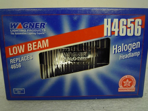 WAGNER H4656 LOW BEAM HALOGEN HEADLAMP LIGHT 12V SEALED BEAM 3-PIN 2A1 ...