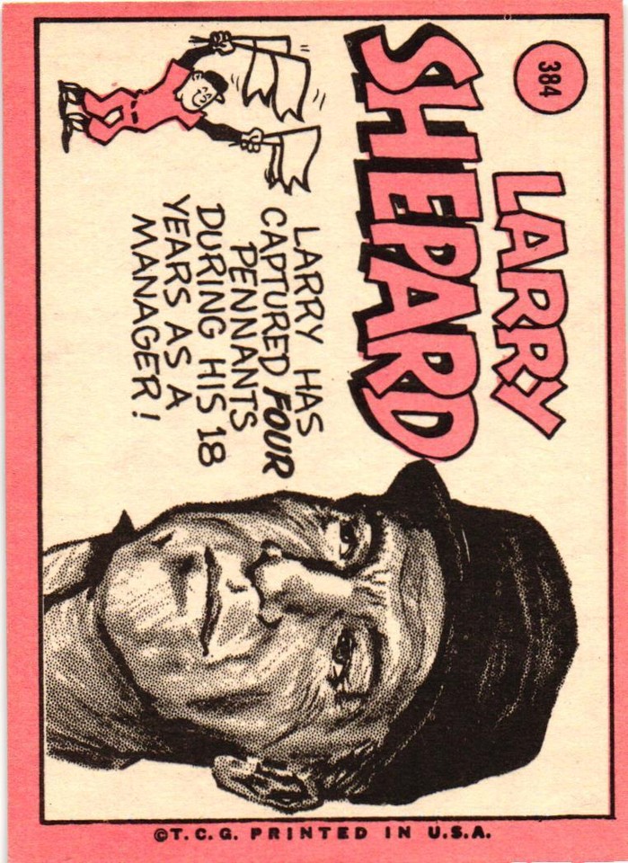 1969 Topps #384 Larry Shepard | eBay