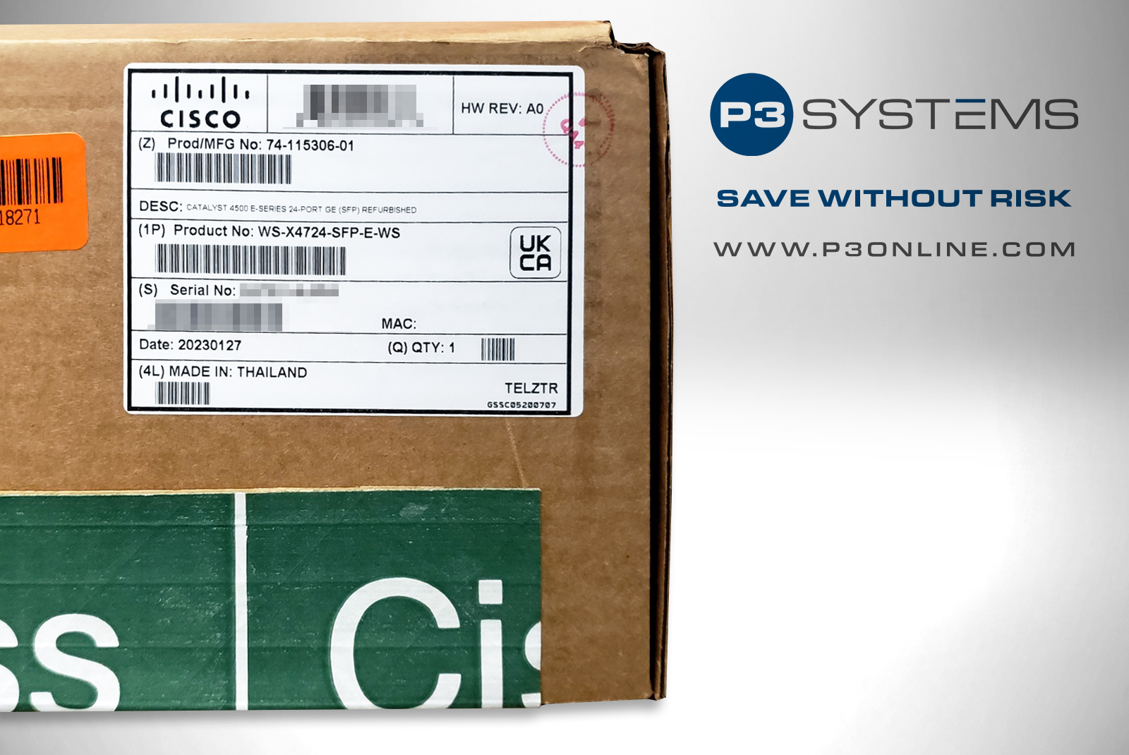 Cisco WS-X4724-SFP-E SFP Linecard for Catalyst 4500 Series Chasis ...